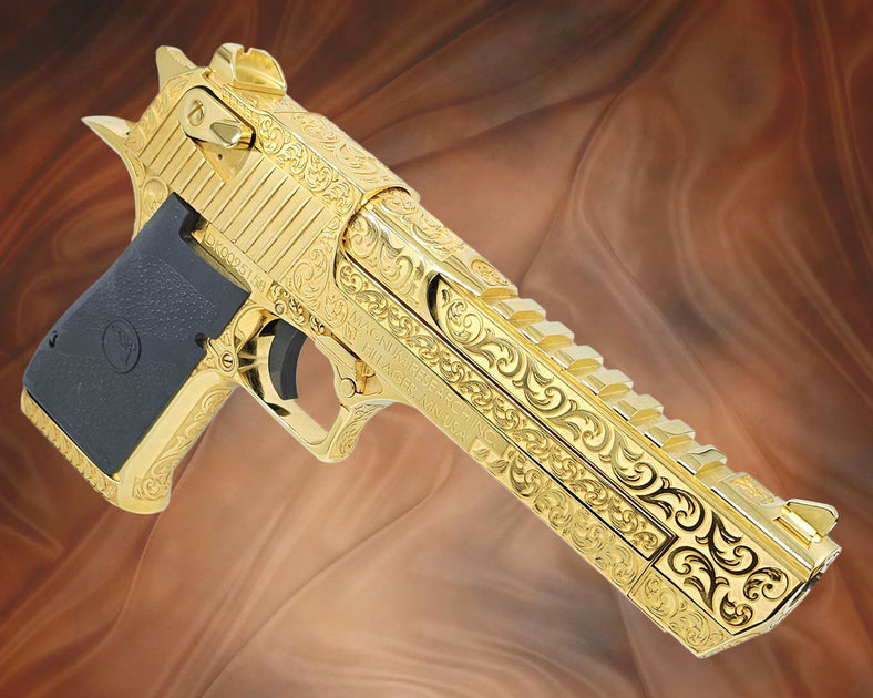 Desert Eagle Custom Guns | Gold Plated & Engraved | Top Gun Armory