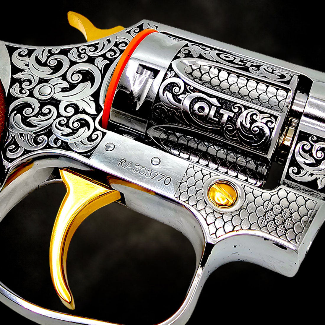 ONLY ONE: Colt Cobra 2" .38 Spl - Heritage Engraved 24K Gold – Top Gun ...